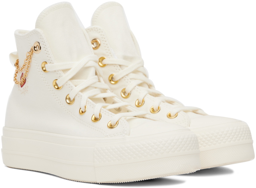 Converse Off-White Chuck Taylor All Star Gold Chain Sneakers Converse