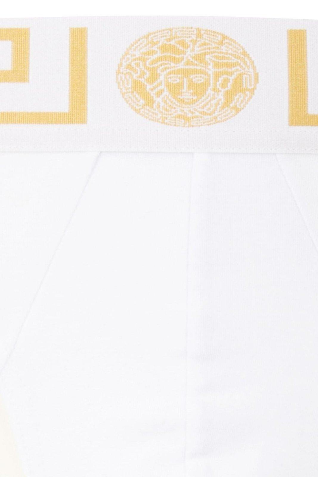 Versace Greca Border Thongs Versace