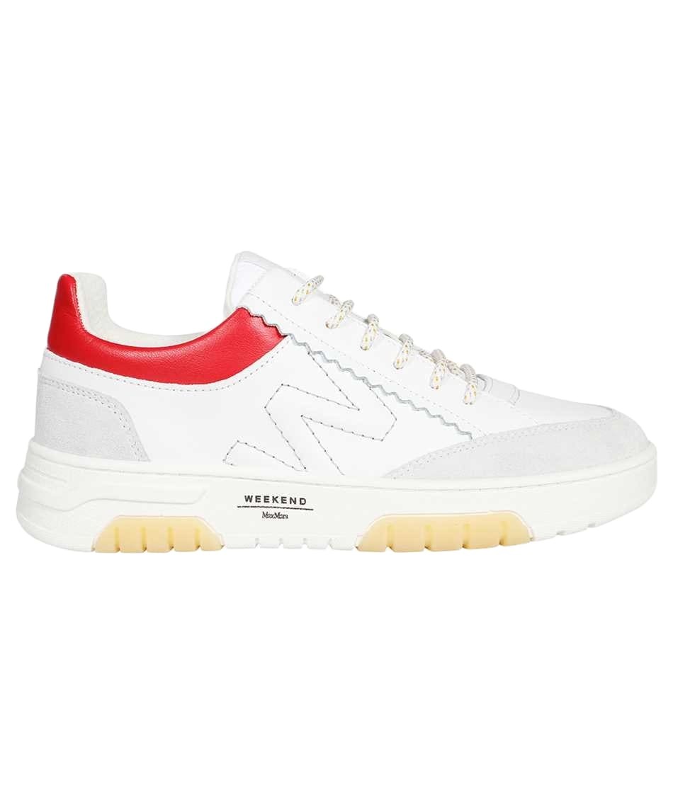 Weekend Max Mara Logo Detail Leather Sneakers Weekend Max Mara
