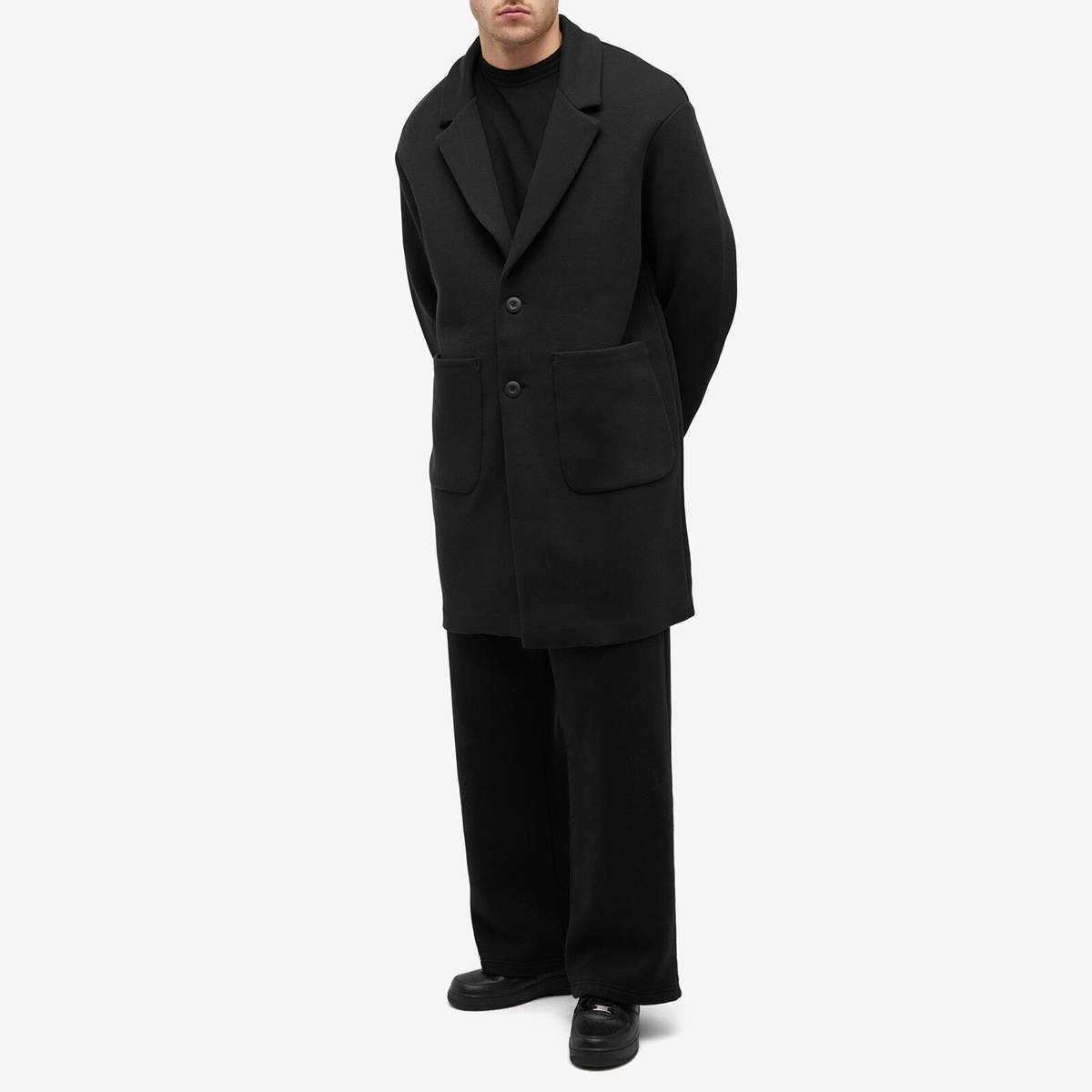 Nike Men's Tech Fleece Trench Coat Jacket in Black Nike