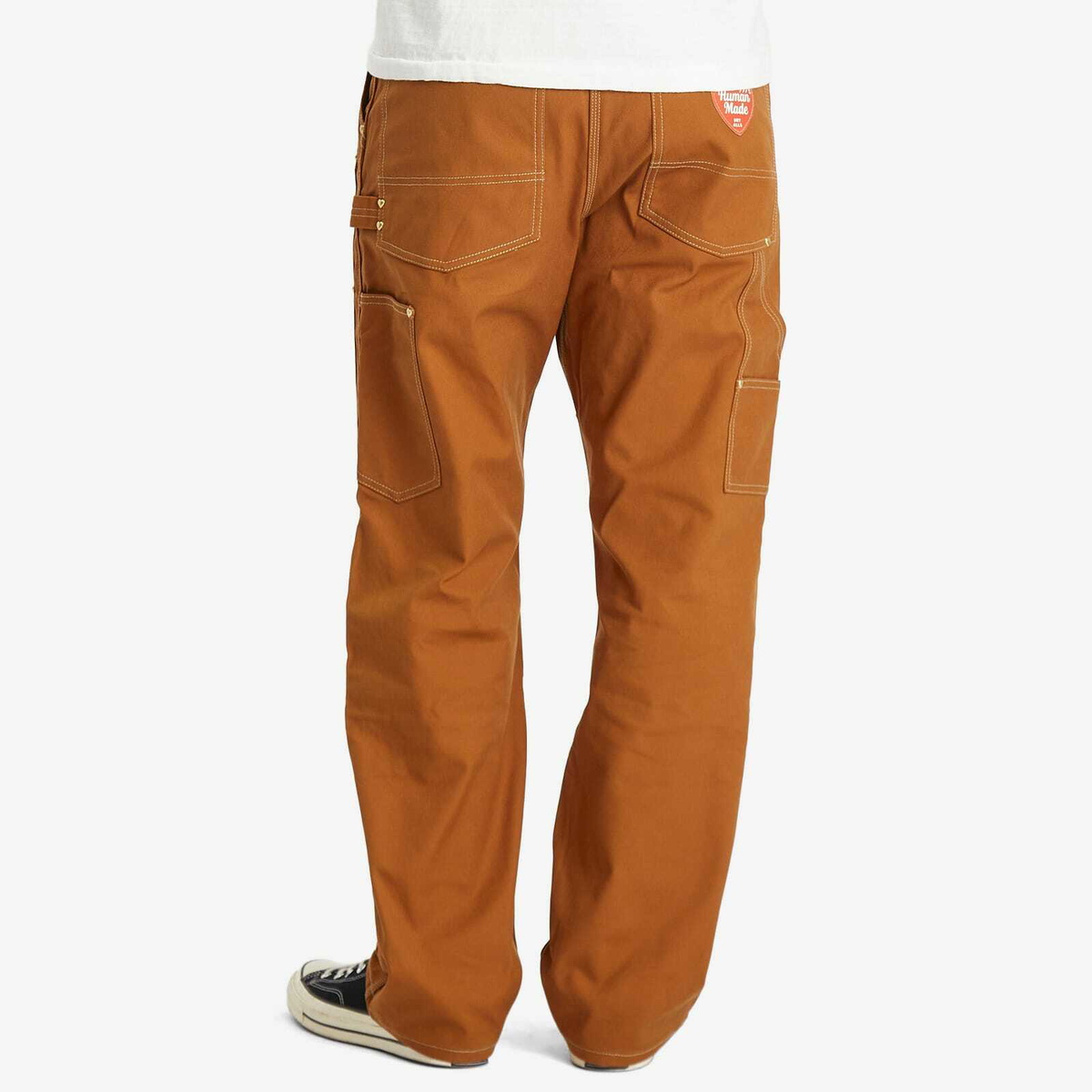 Human Made Men's Duck Work Pants in Brown Human Made