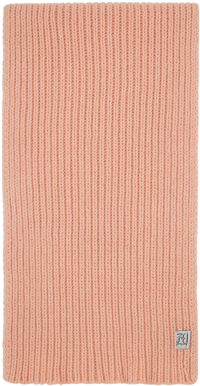 Baserange Pink Rib Scarf Baserange