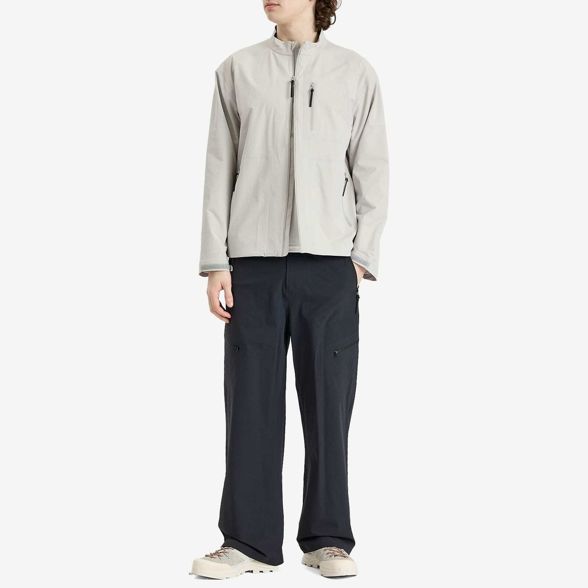 Hiking Patrol Men's Technical Jacket in Light Grey Hiking Patrol