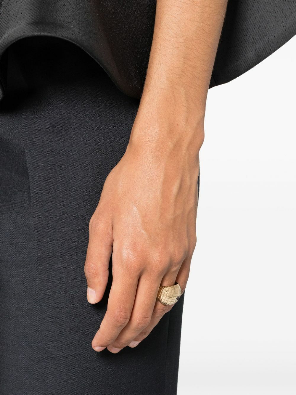 Yvonne Léon 9K Yellow Gold Bague Boule Disco Topaz Ring Yvonne Leon