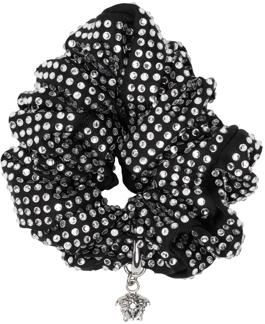 Versace Black Medusa Scrunchie Versace