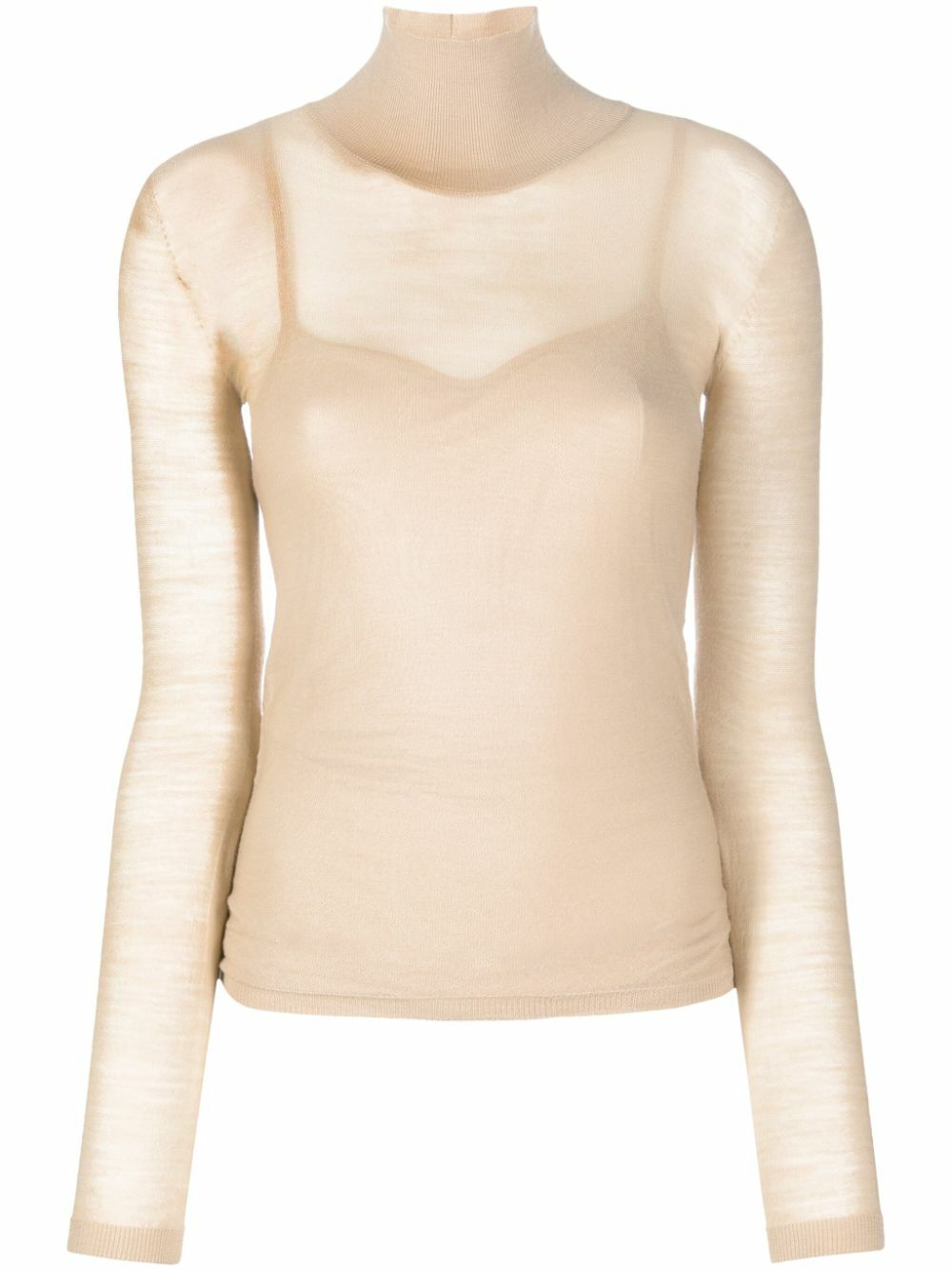 MAX MARA - Semi-sheer Turtleneck Jumper Max Mara