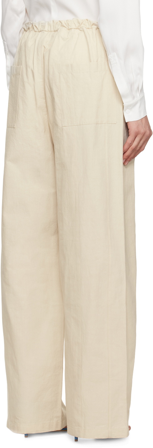Christopher Esber Off-White Multi Paneled Trousers Christopher Esber