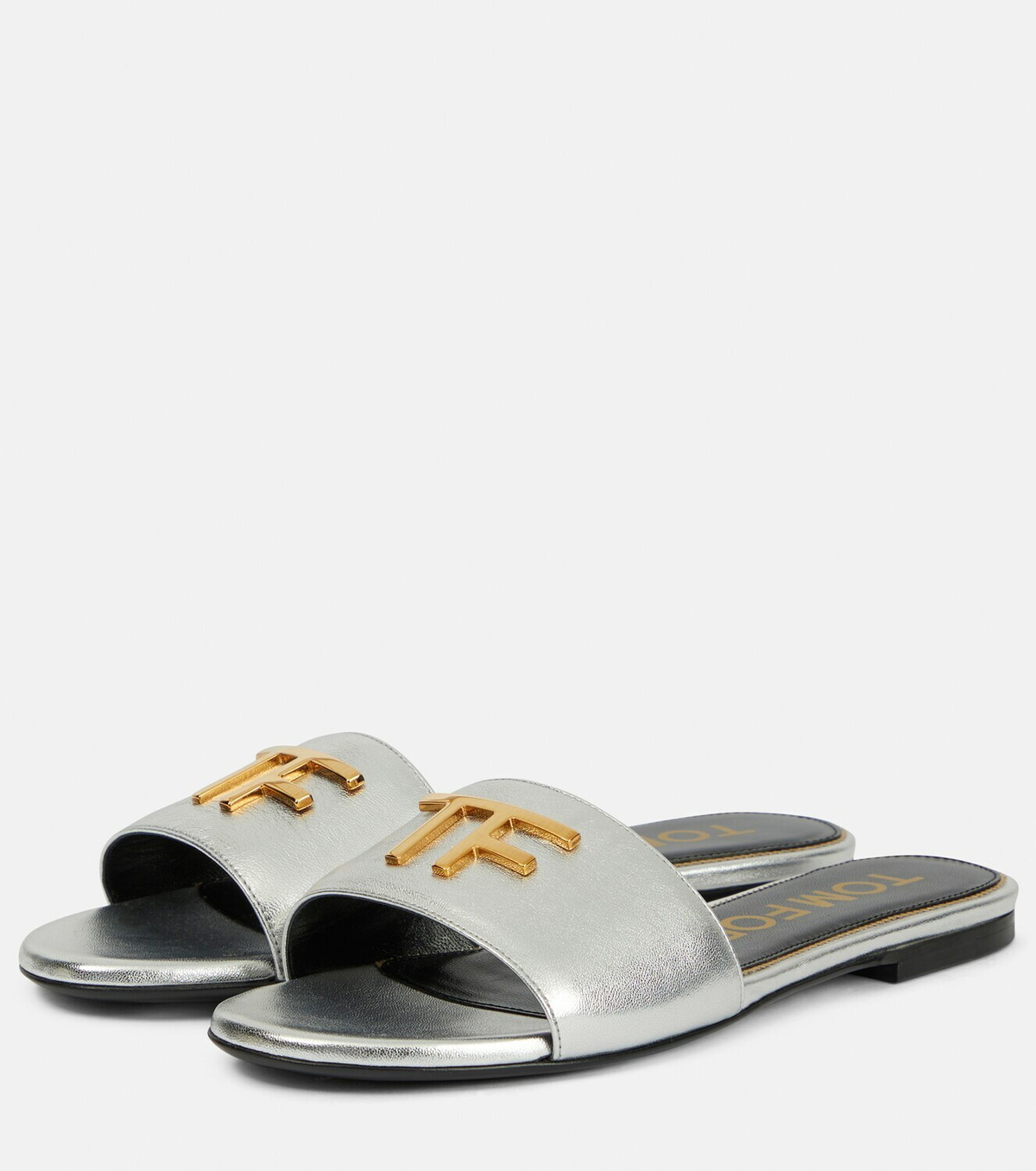 Tom Ford TF metallic leather sandals TOM FORD