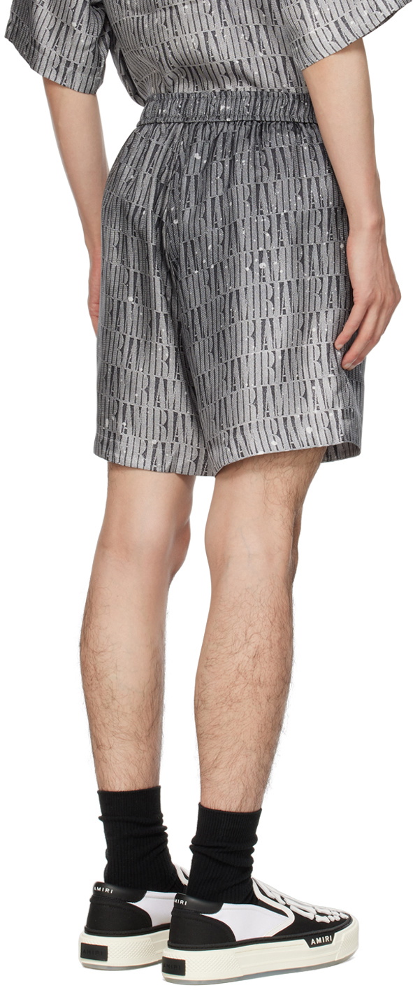 AMIRI Gray Gradient Shorts Amiri