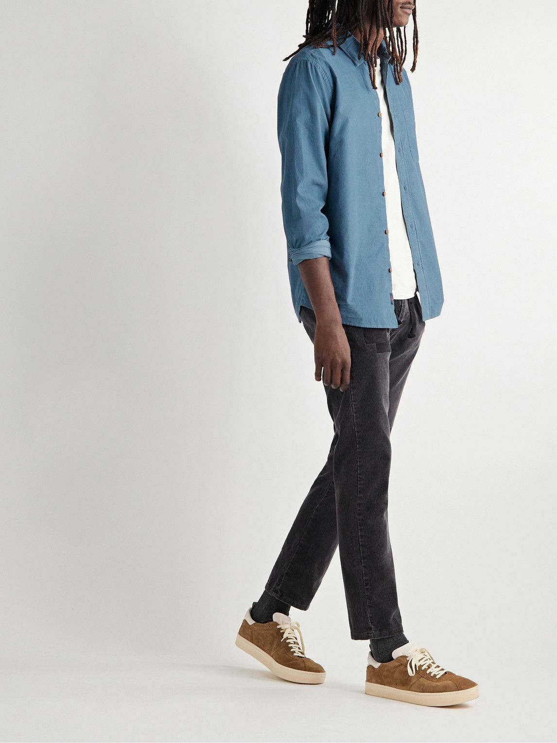 Faherty - Cotton-Corduroy Shirt - Blue Faherty