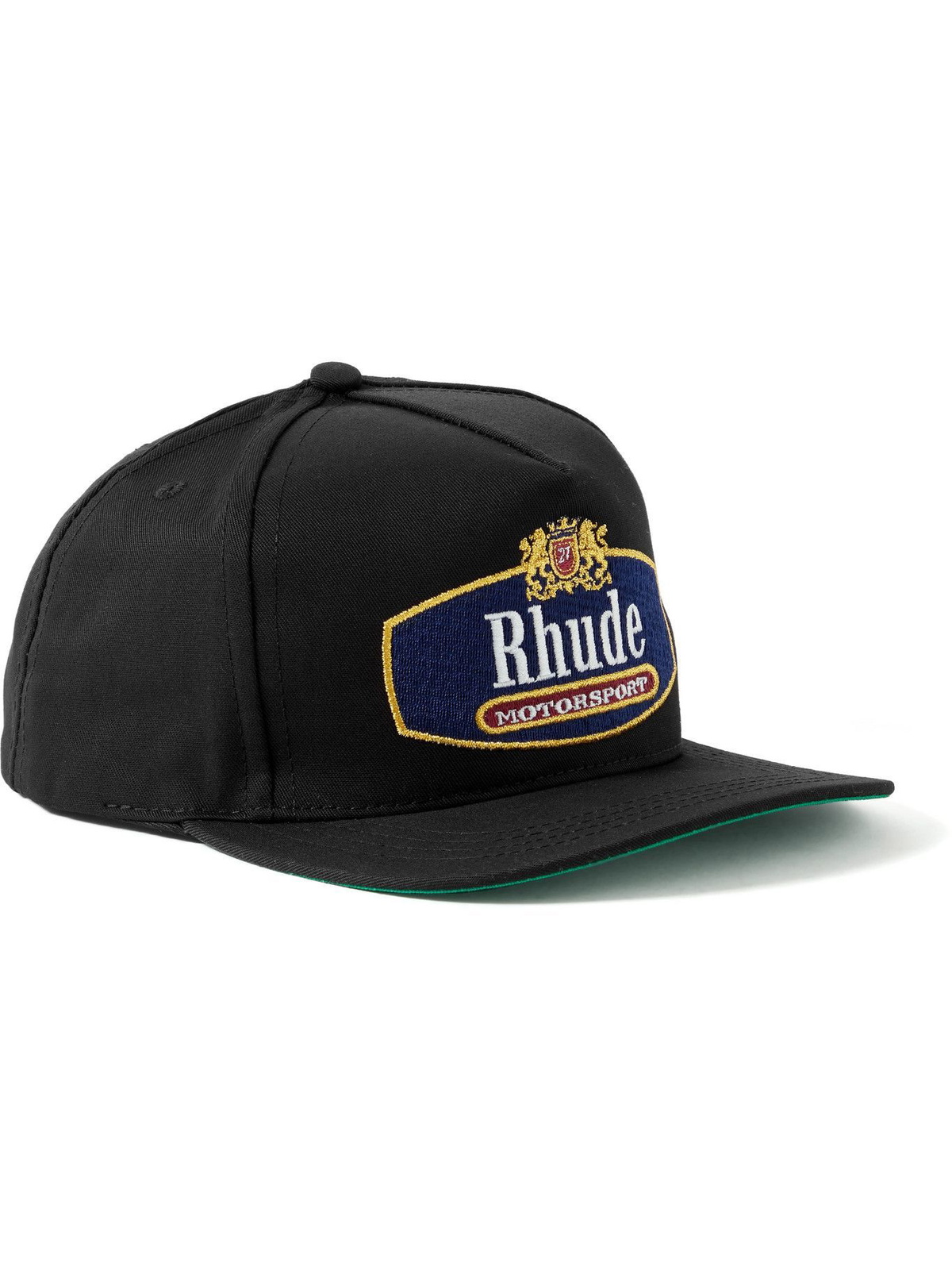 Rhude - Logo-Embroidered Cotton-Blend Twill Trucker Cap Rhude