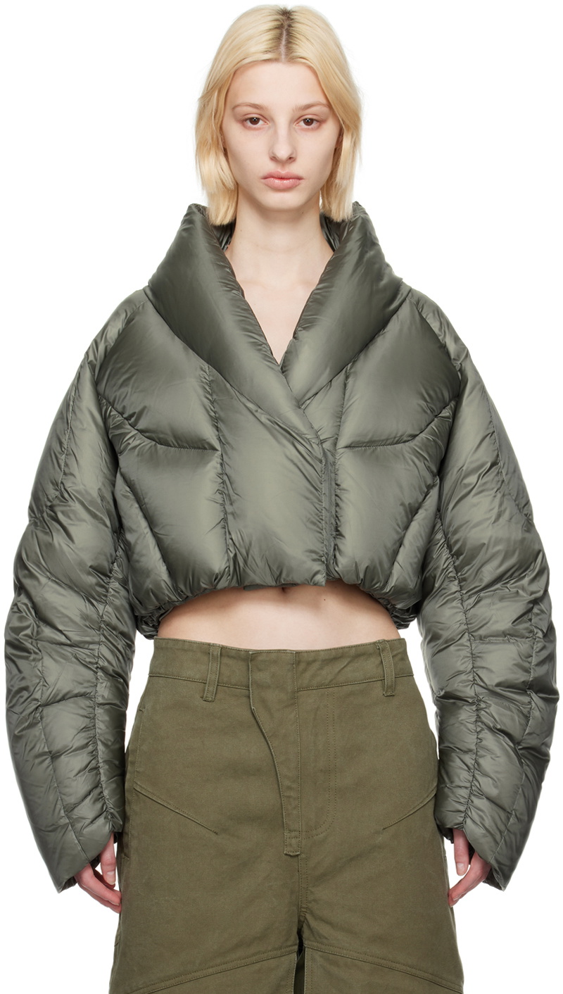 Entire Studios SSENSE Exclusive Khaki A7L Down Jacket Entire Studios
