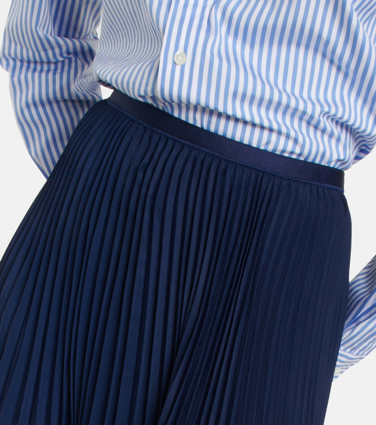 Polo Ralph Lauren - Pleated georgette midi skirt Polo Ralph Lauren