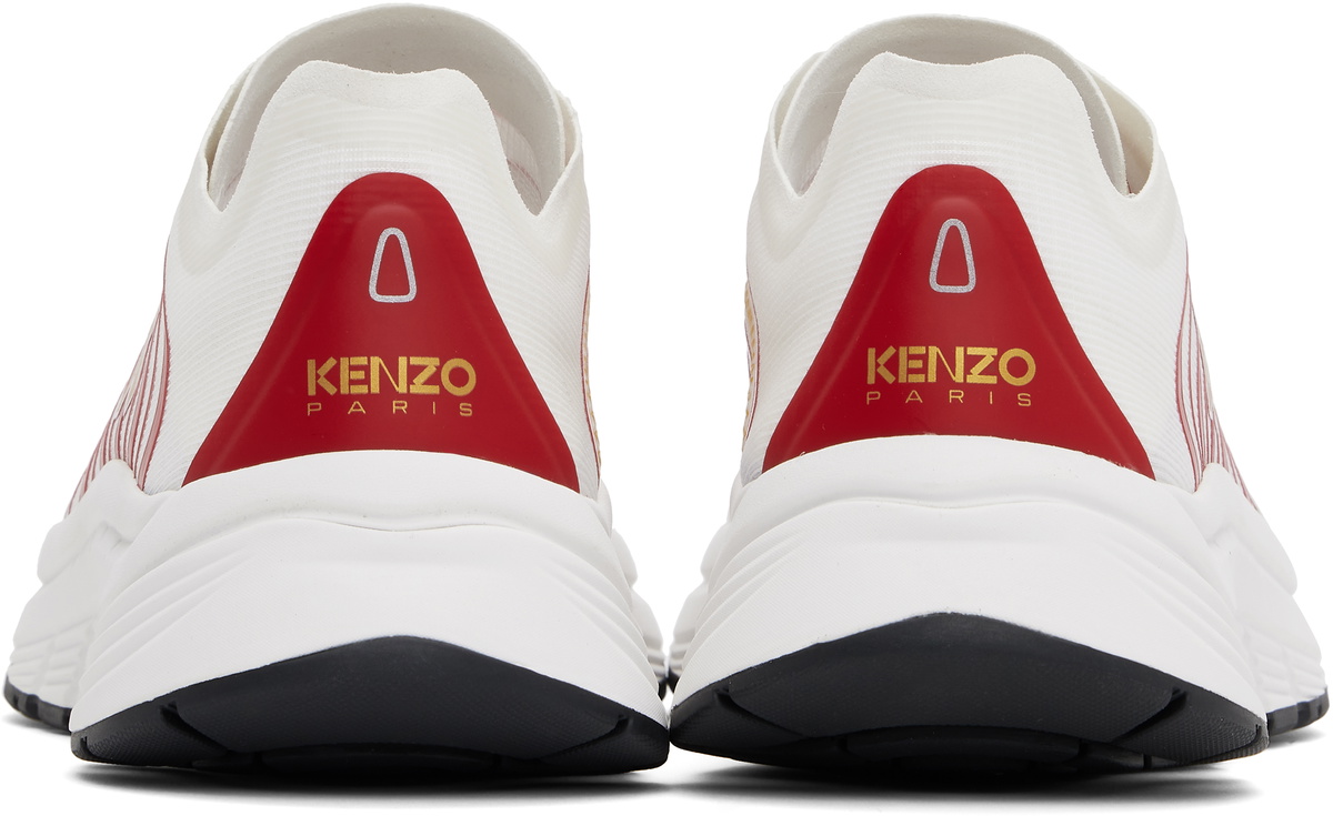 Kenzo White & Red Kenzo Paris 'KENZO-Pace 2.0' Sneakers Kenzo