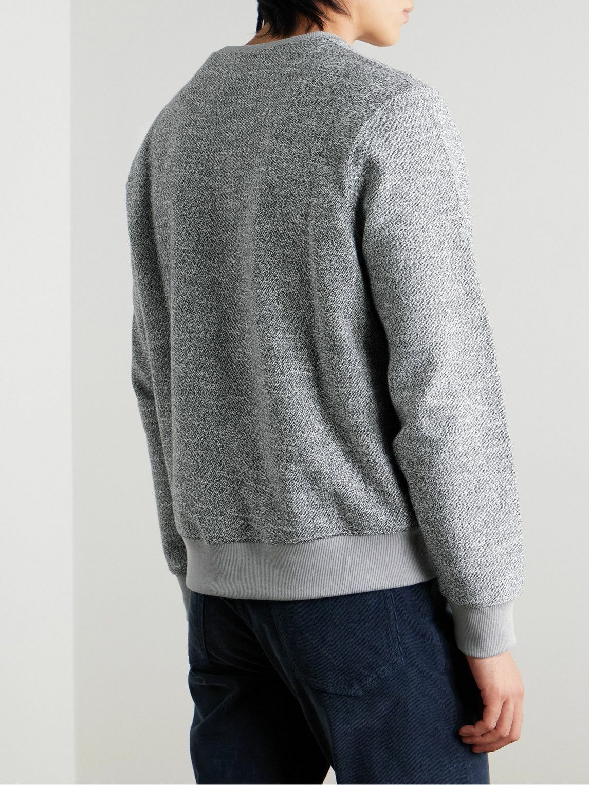 Mr P. - Cotton-Blend Jersey Sweatshirt - Gray Mr P.