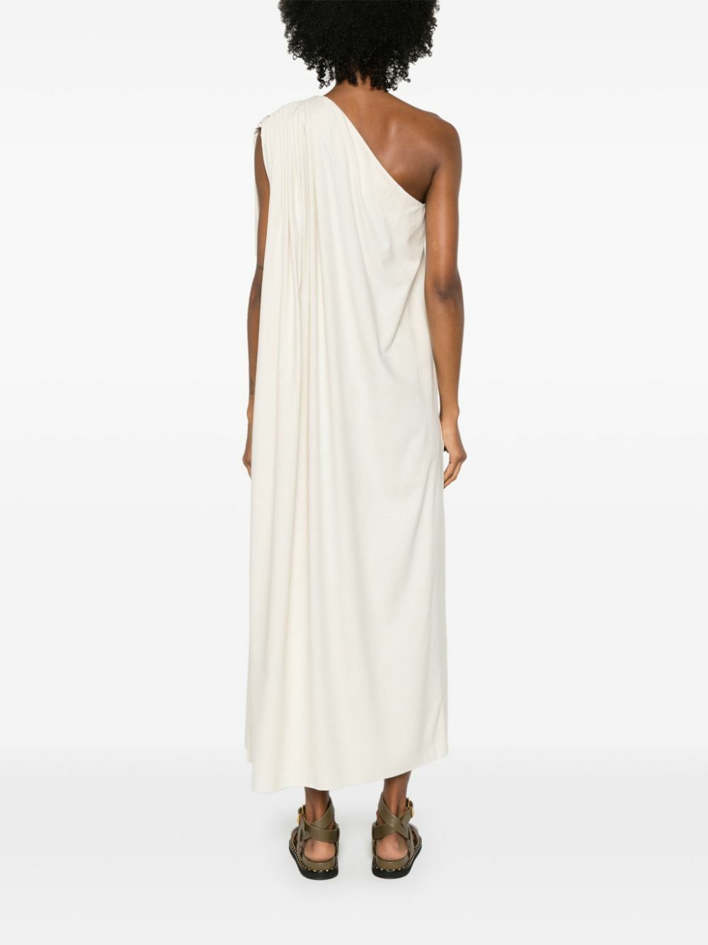 Maison La Plage Neutral Hydra One-Shoulder Dress Maison La Plage
