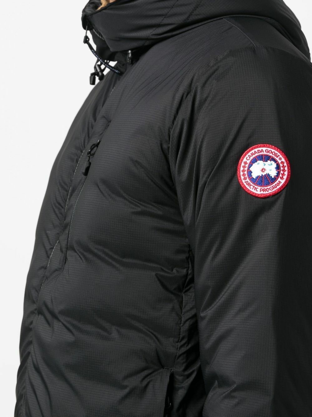 Canada Goose Black Lodge Hooded Quilted Jacket Canada Goose