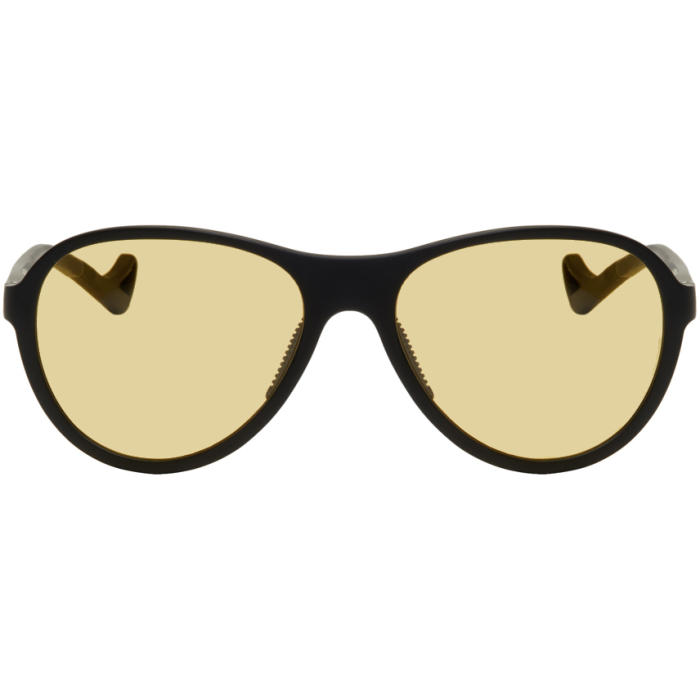 District Vision Black and Yellow Kaishiro Sunglasses District Vision