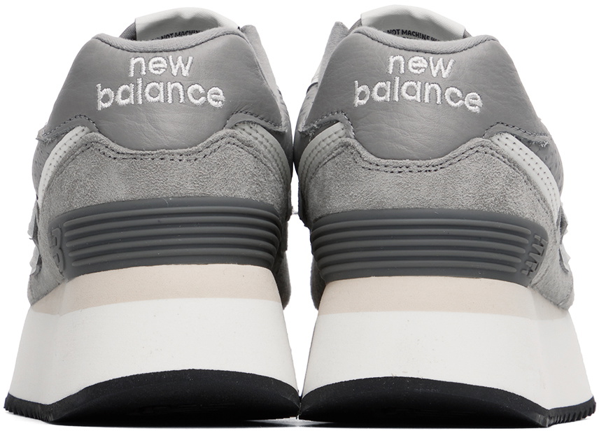 New Balance Gray 574+ Sneakers New Balance