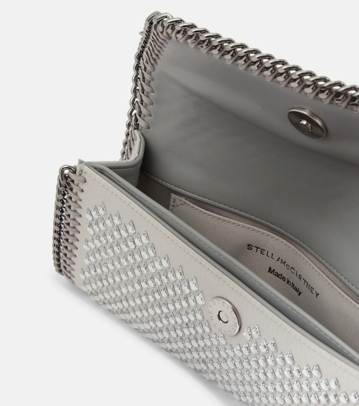 Stella McCartney - Falabella embellished clutch Stella McCartney