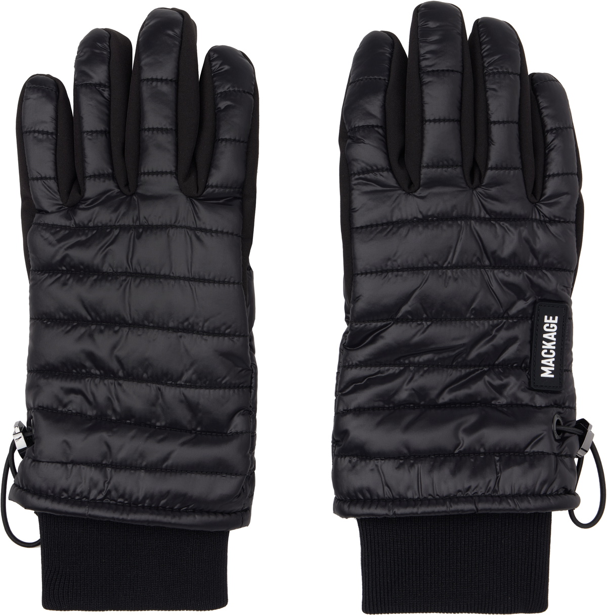 MACKAGE Black Alfie Re-Stop Gloves Mackage