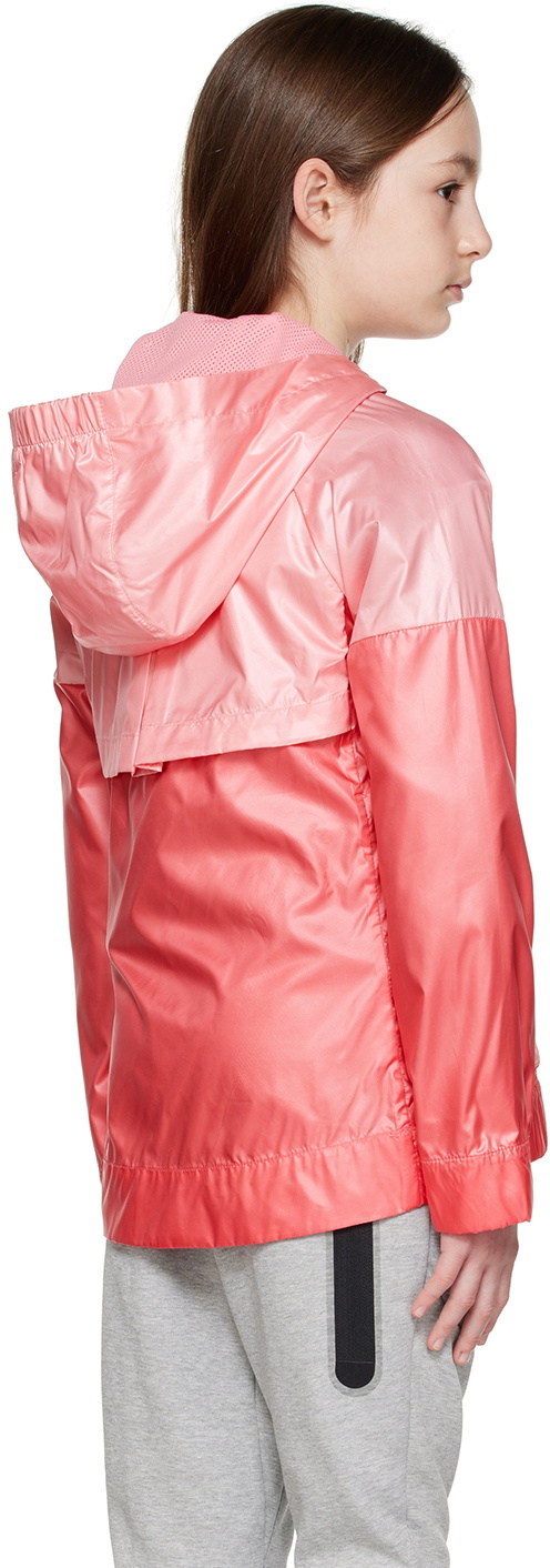 Nike Kids Pink Sportswear Windrunner Big Kids Jacket Nike