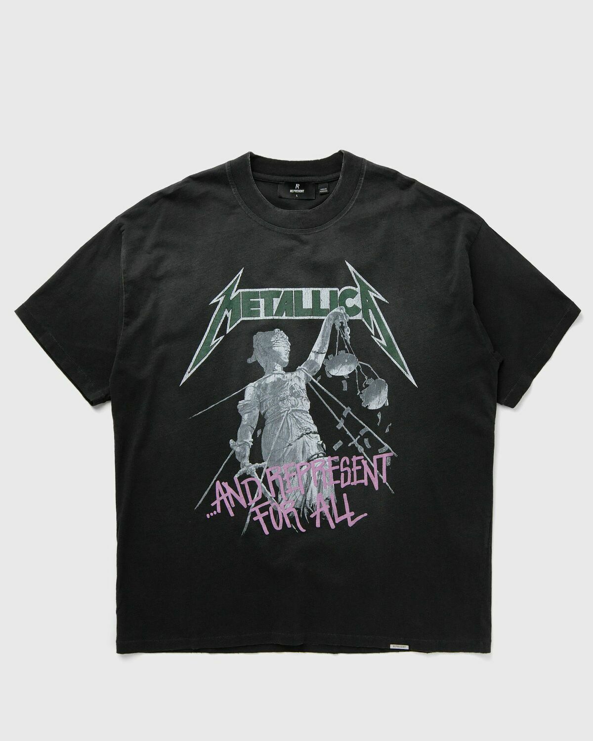 Represent METALLICA JUSTICE SS TEE Black Mens Shortsleefe Represent