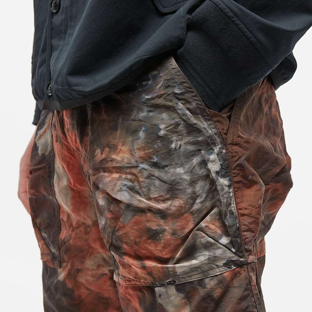 Norbit by Hiroshi Nozawa Men's Injection Dyeing Shorts in Orange Norbit ...