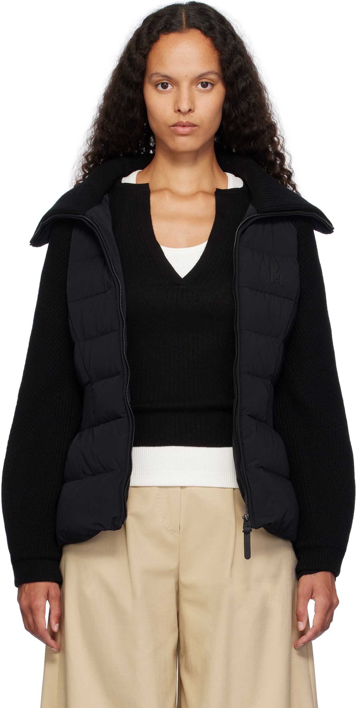 MACKAGE Black Foxy Down Jacket Mackage