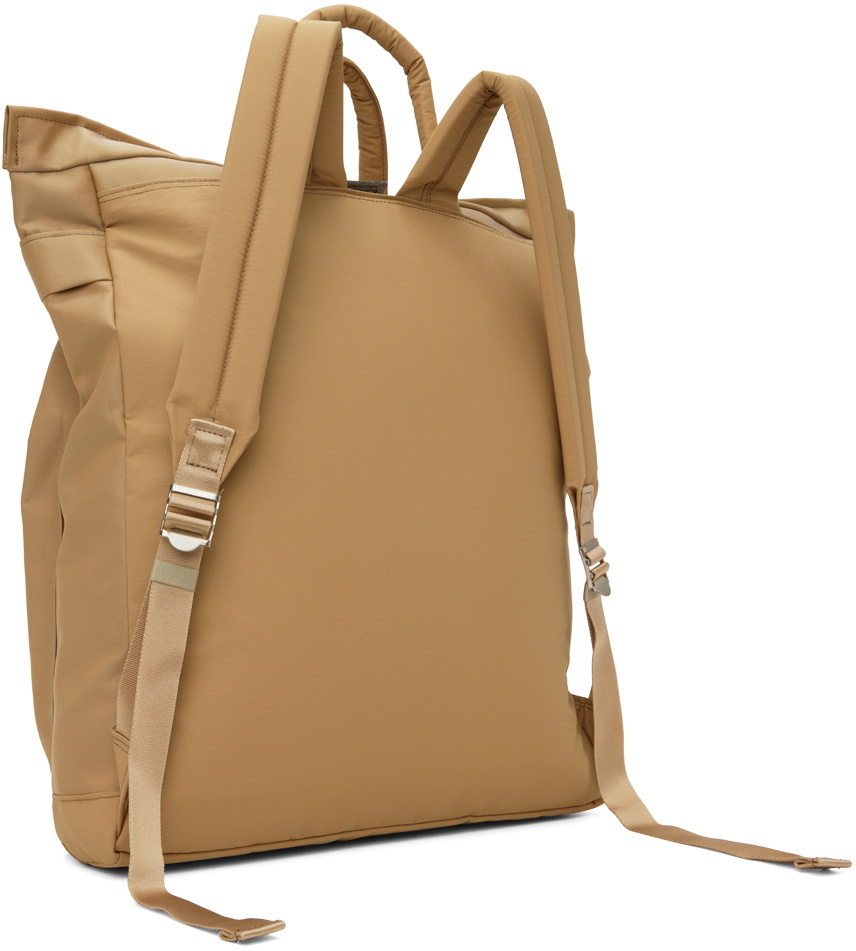 nanamica Beige Water-Repellent Helmet Tote Nanamica