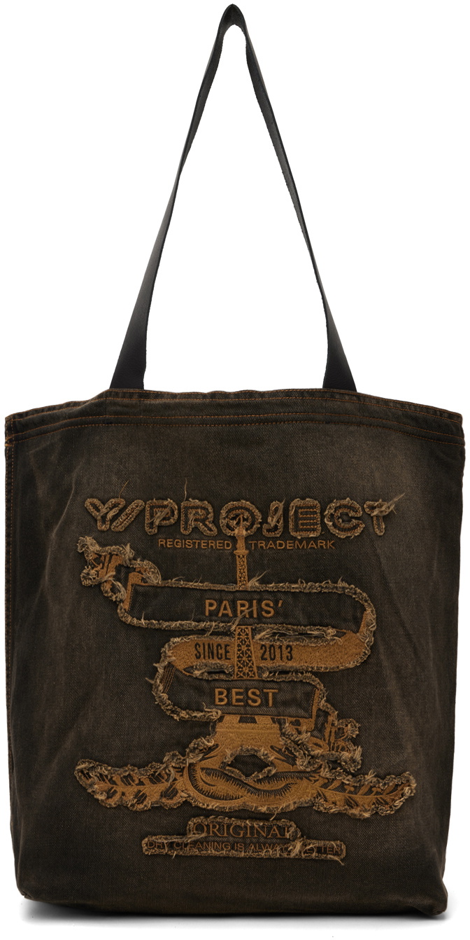 Y/Project Brown 'Paris' Best' Tote Y/Project