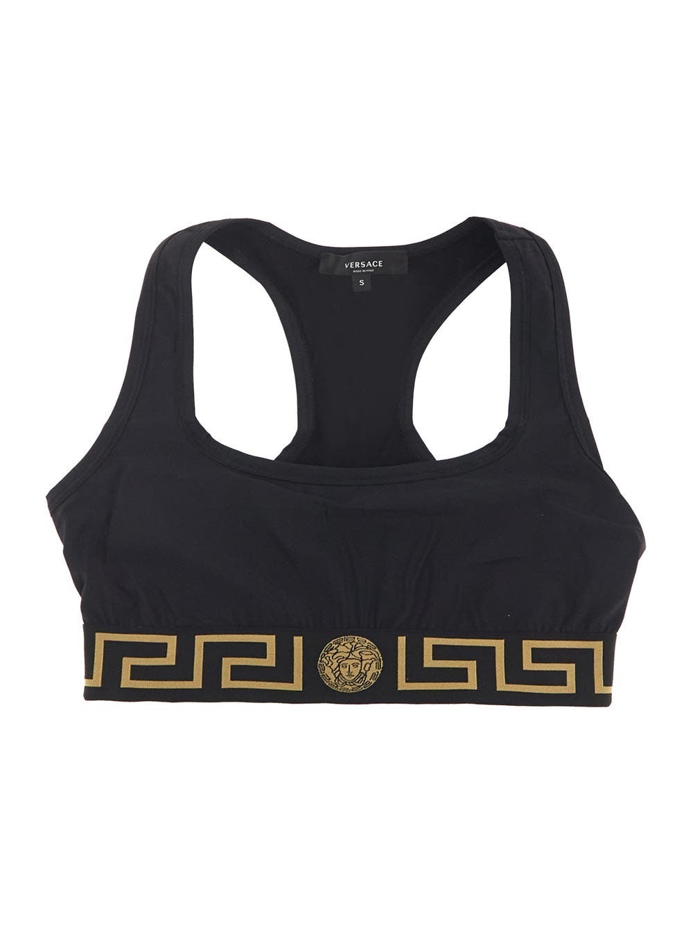 Versace Underwear Greca Border Gym Bra Versace Underwear
