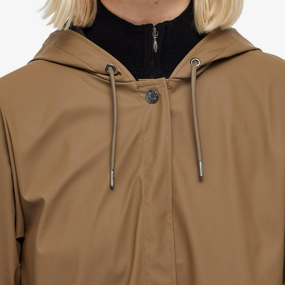 Rains Women's A-Line Rain Coat in Wood Rains