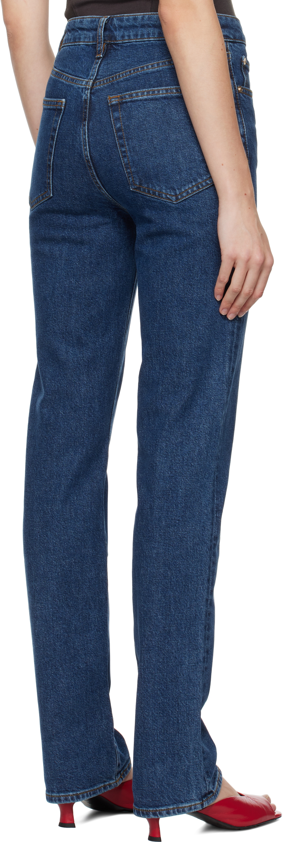 FRAME Blue 'The Ruler' Jeans Frame Denim