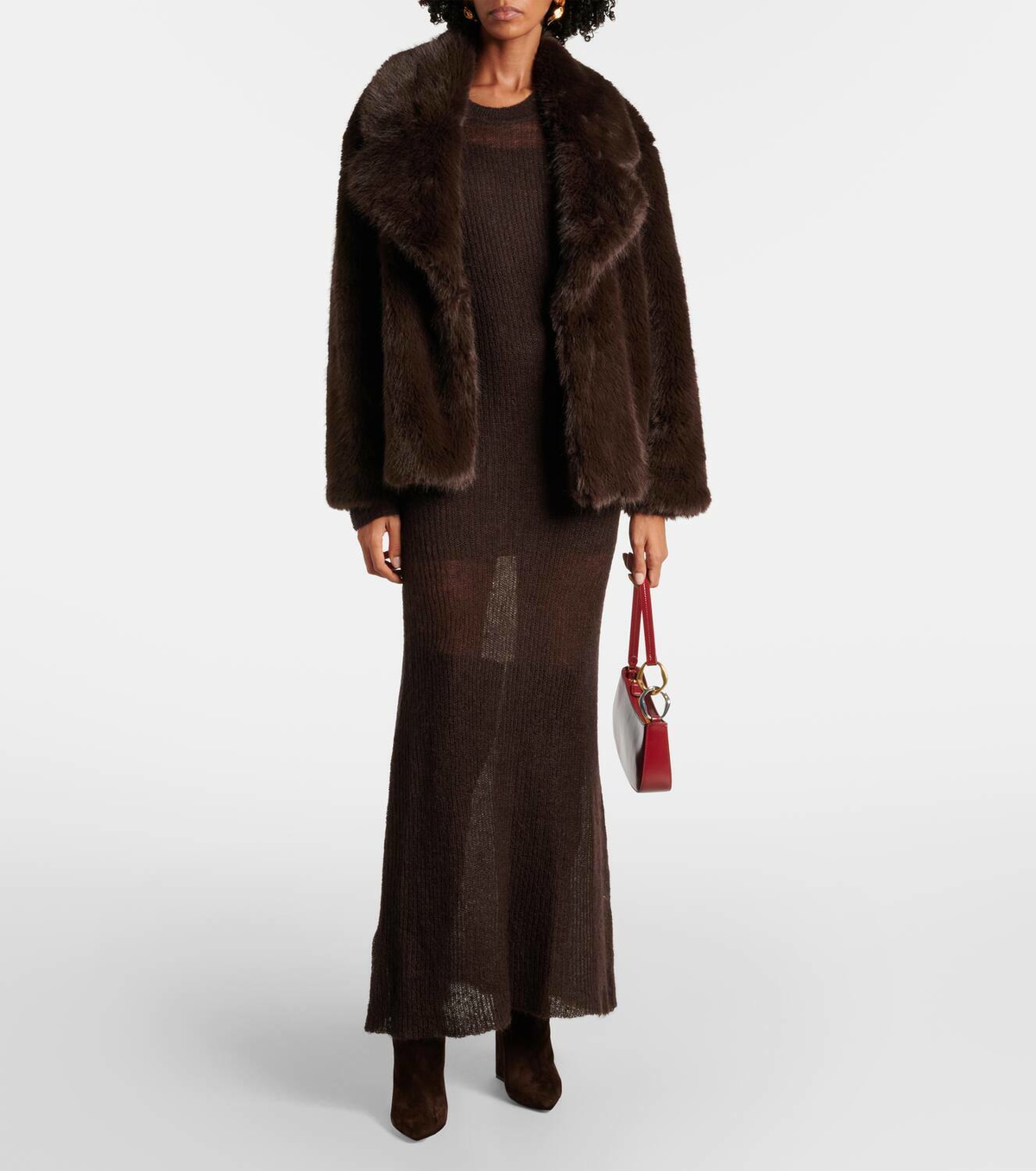 Staud Soprano faux fur jacket Staud