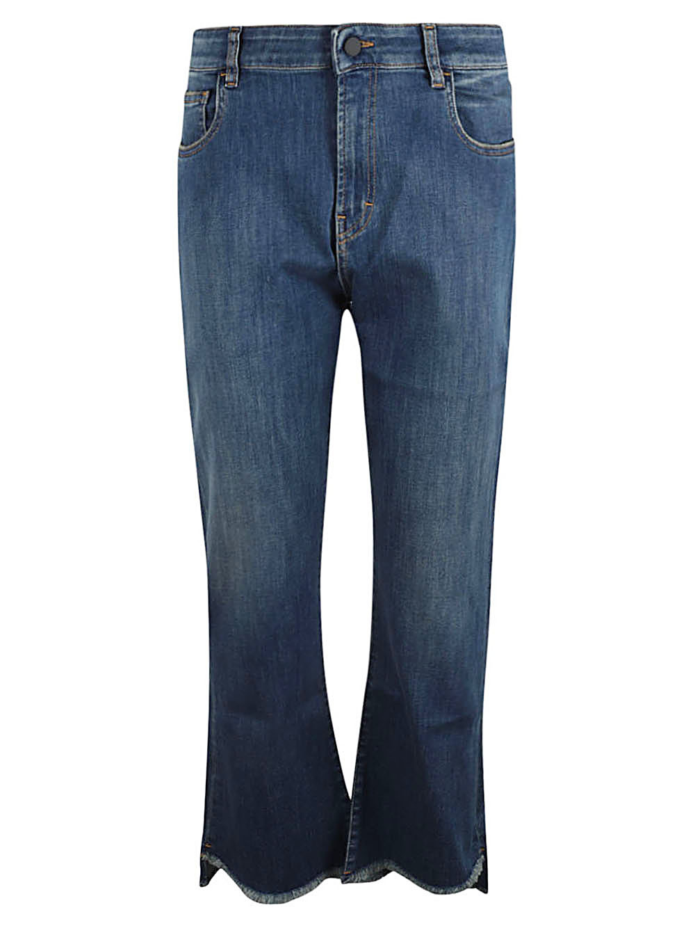LIVIANA CONTI - Cropped Denim Jeans Liviana Conti