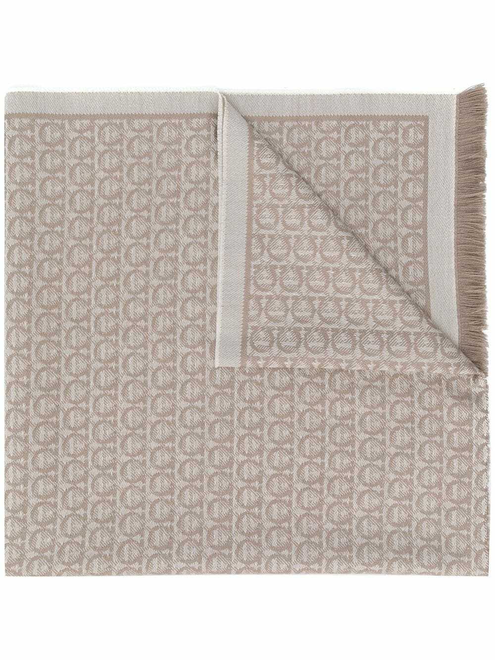 FERRAGAMO - Gancini Wool Scarf Salvatore Ferragamo