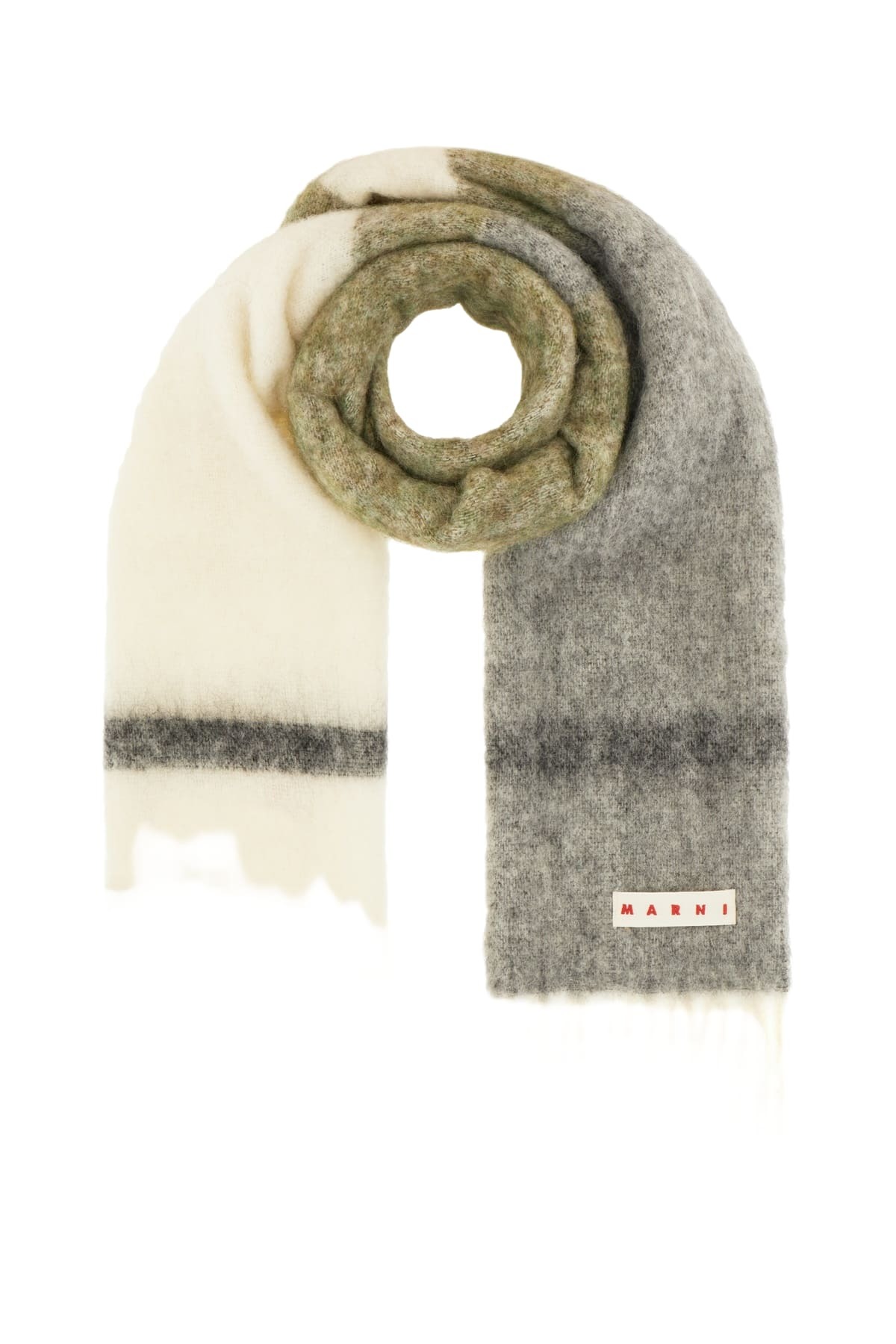Marni Striped Alpaca Scarf Marni