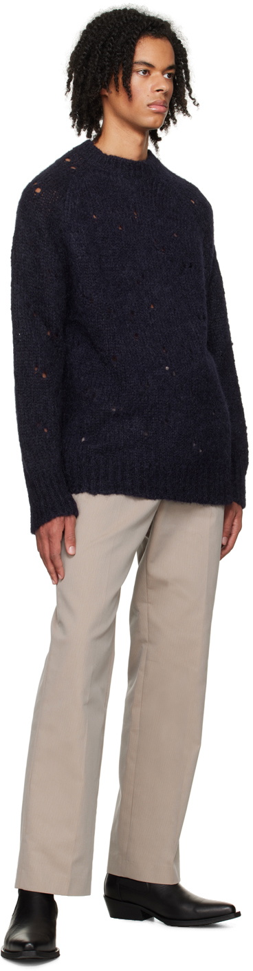 Our Legacy Navy Needle Drop Sweater Our Legacy