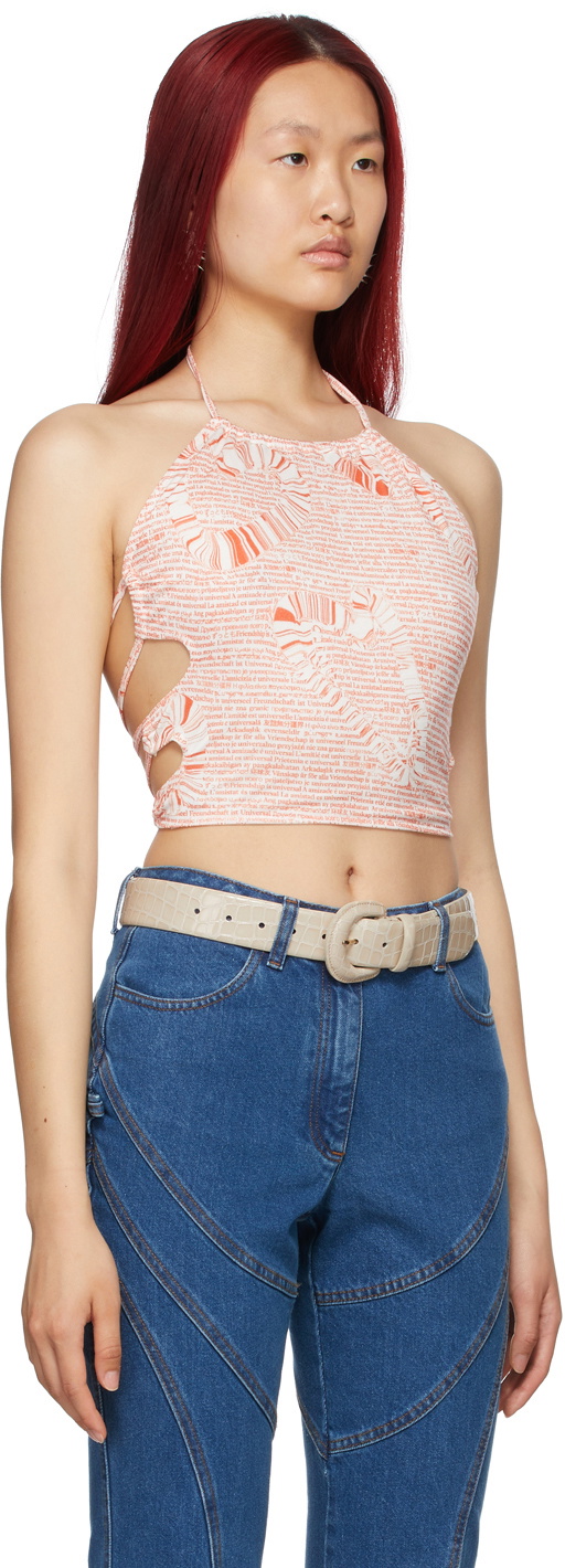 Paloma Wool Red & White Amigas Tank Top Paloma Wool