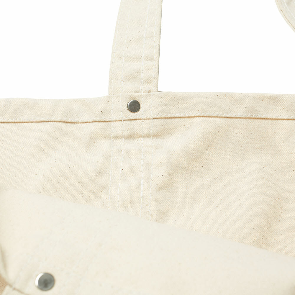 Puebco Large Labour Tote Bag in Off White Puebco