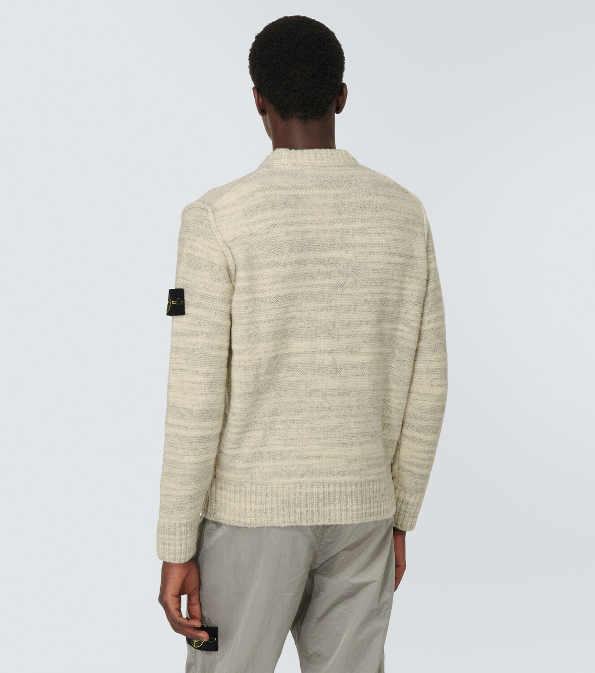 Stone Island Logo wool-blend sweater Stone Island