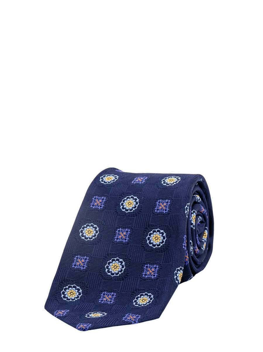 Kiton Ciro Paone Tie Blue Mens Kiton