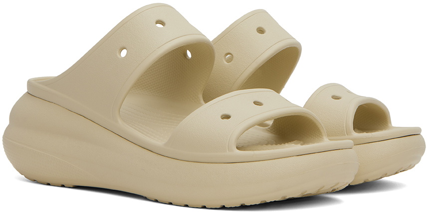 Crocs Beige Crush Sandals Crocs