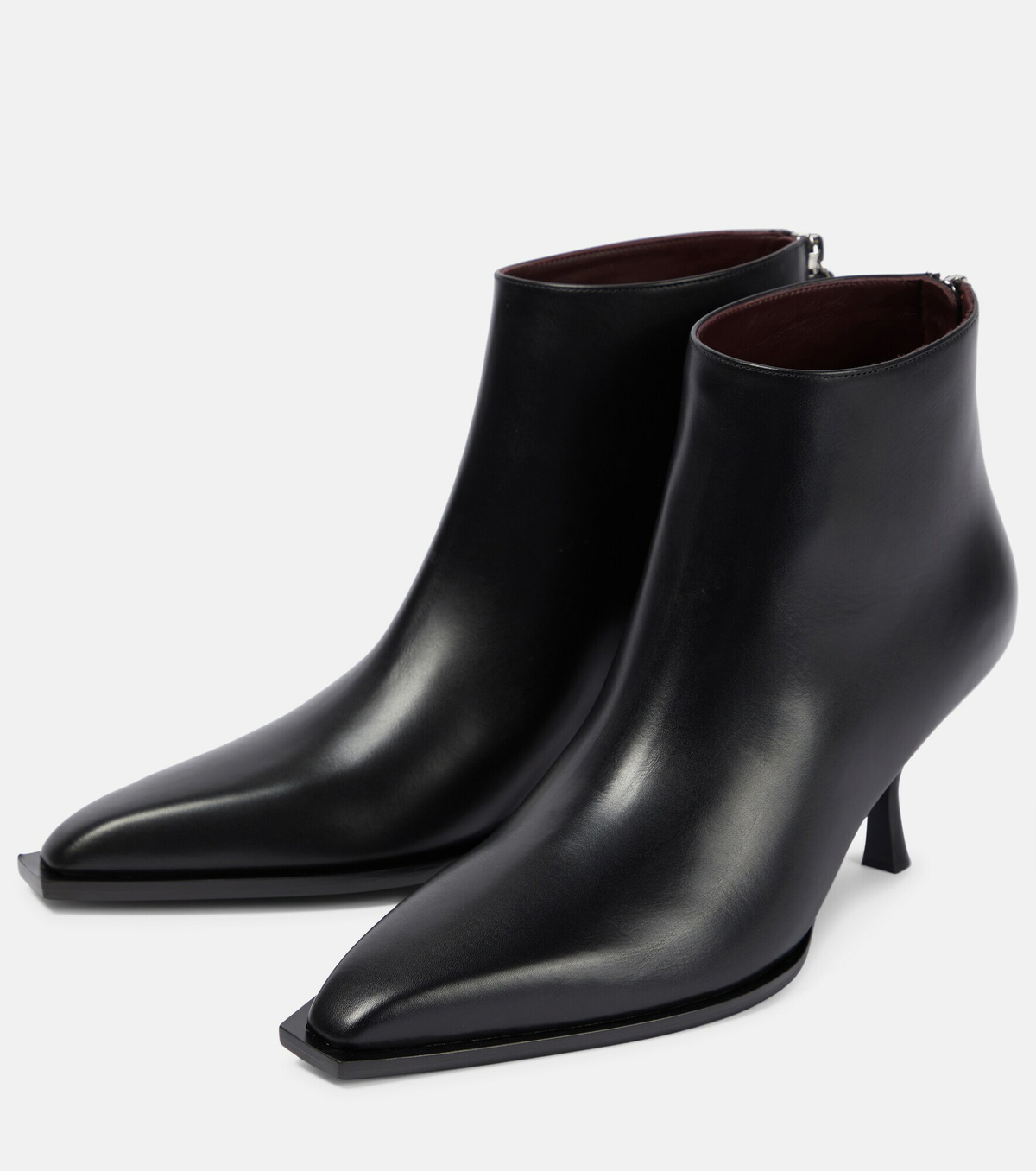 The Row - Coco leather ankle boots The Row