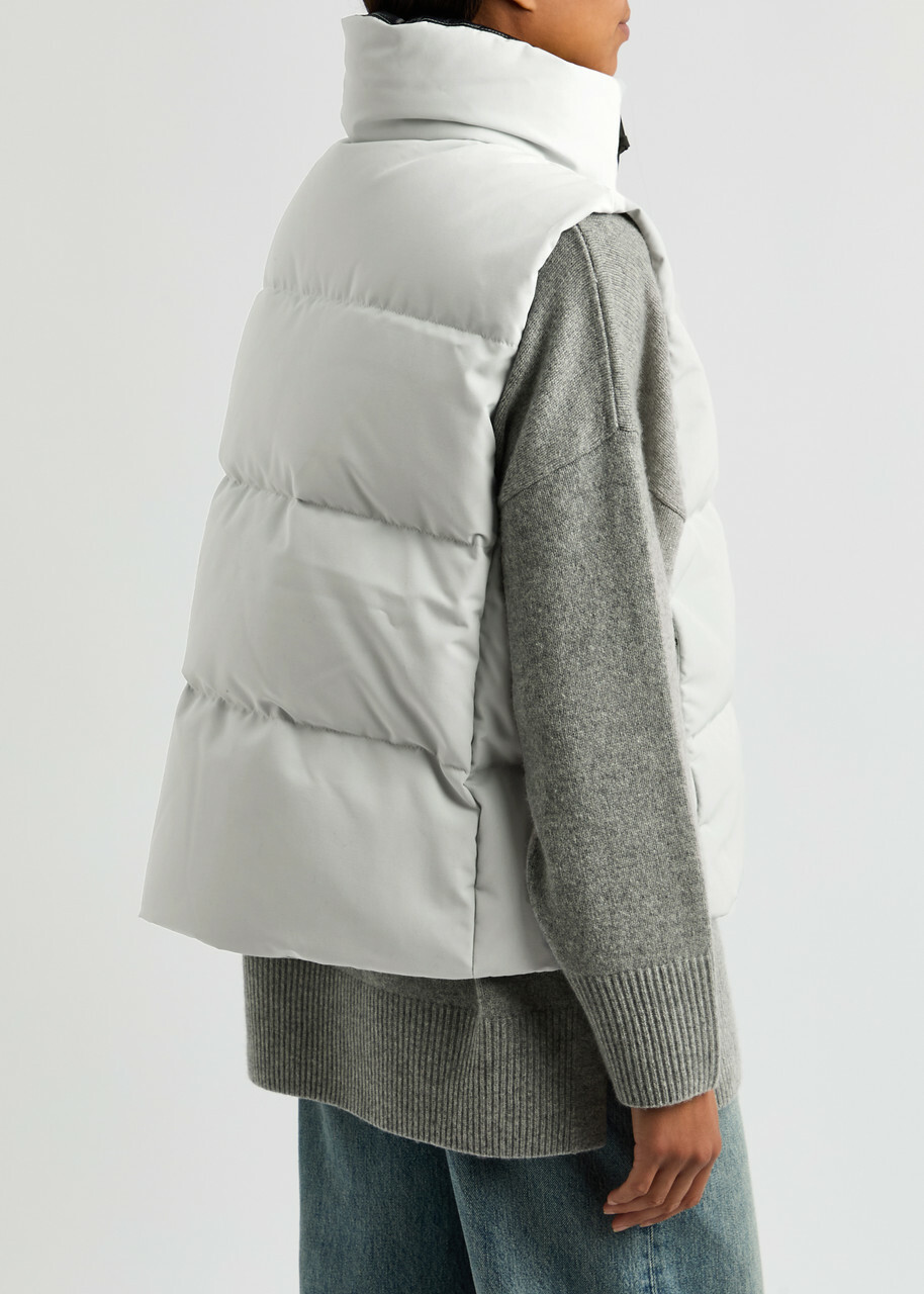 Canada Goose Grandview Quilted Shell Gilet Grey Canada Goose