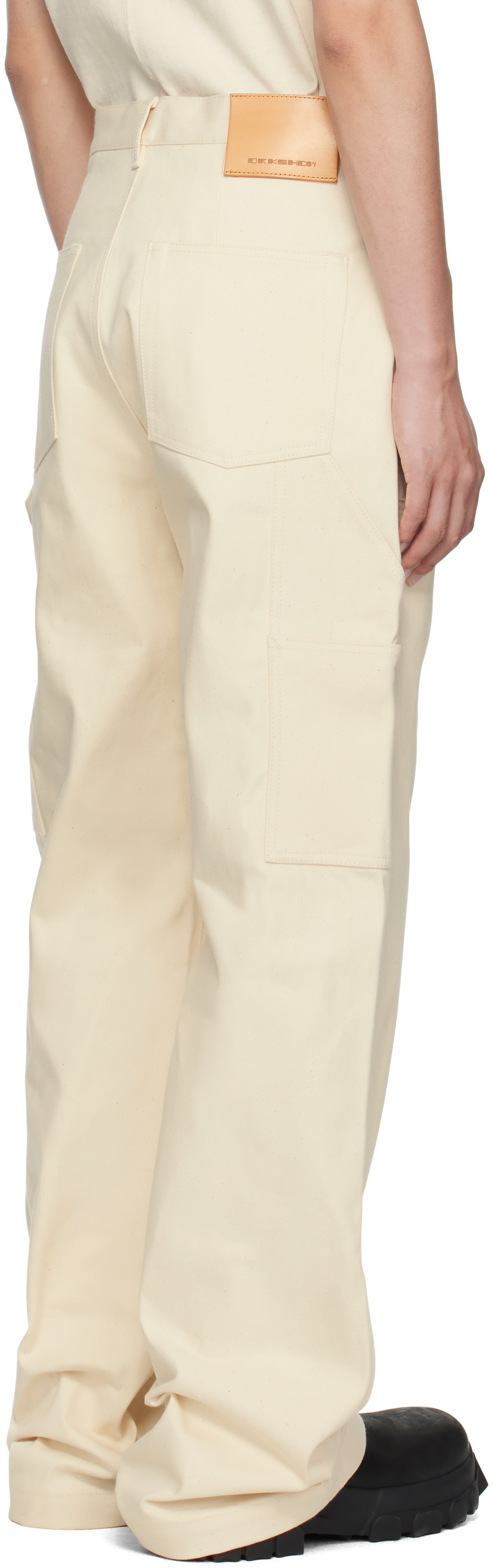 Rick Owens DRKSHDW Off-White Hollywood Double Knee Geth Cut Jeans Rick ...