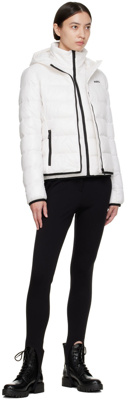 Hugo White Nylon Jacket Hugo Boss
