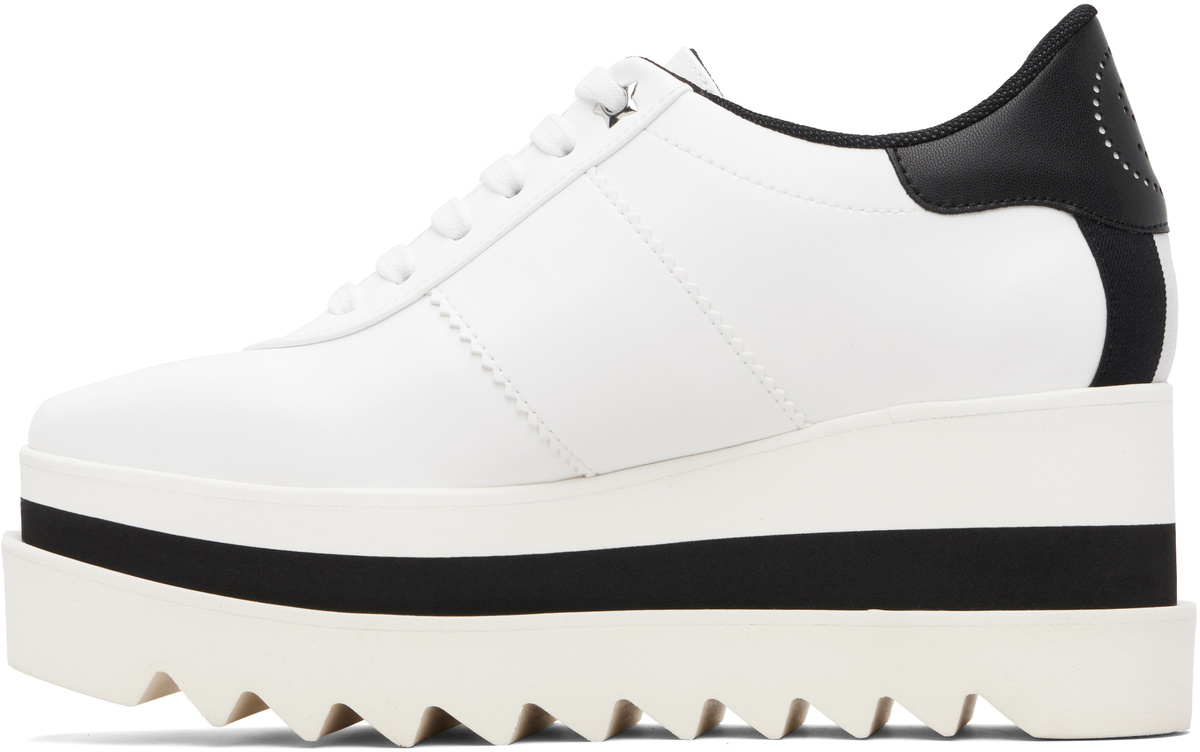 Stella McCartney White Sneak-Elyse Platform Sneakers Stella McCartney