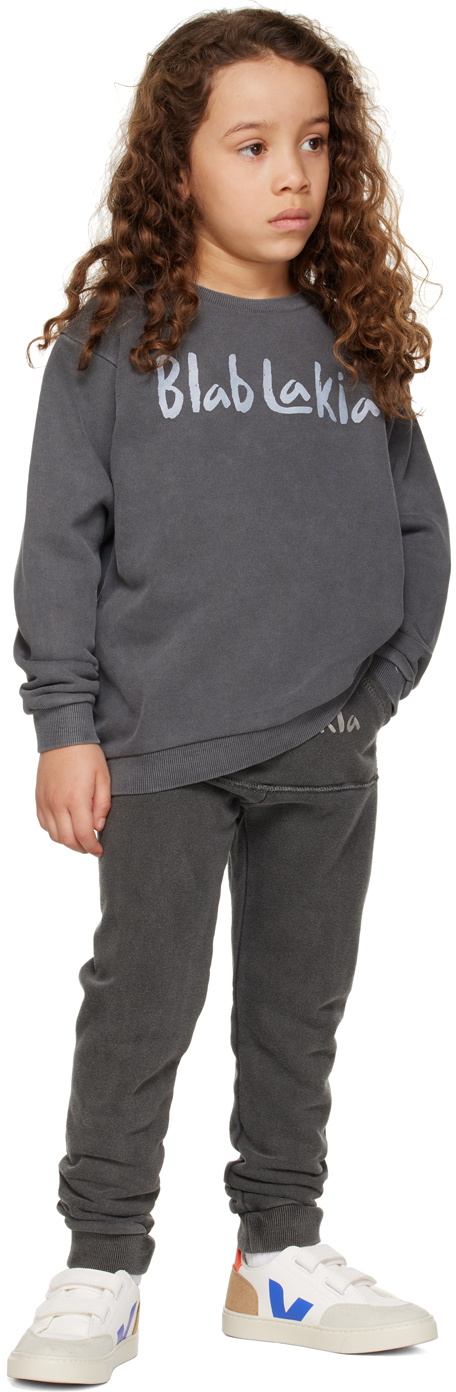 BlabLakia Kids Black Printed Sweatshirt
